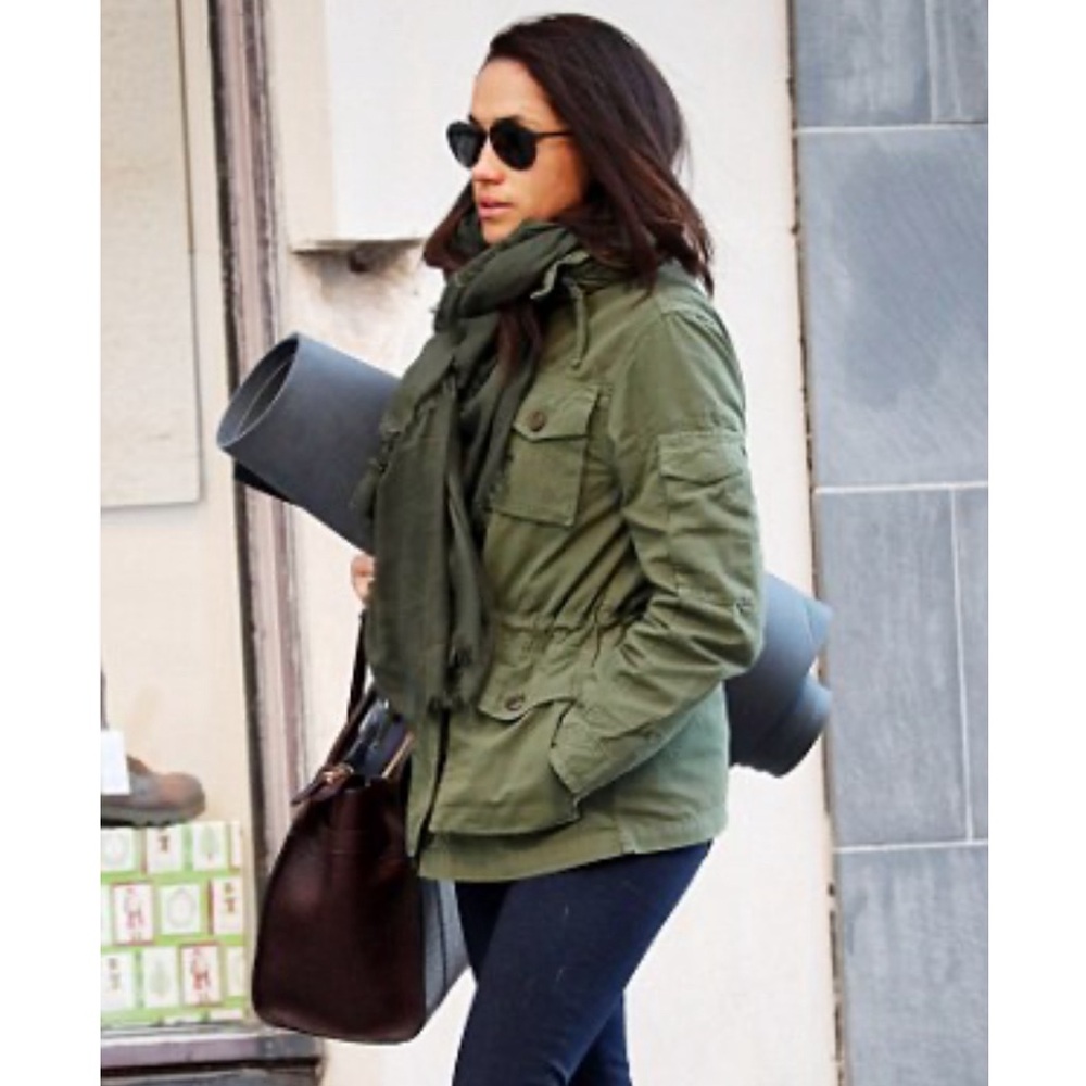 J. Crew Military Field Jacket Celebrity Coat Green Pr… - Gem